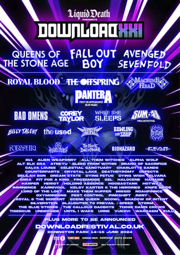Download 2024 Announce Full Lineup: Avenged Sevenfold And More ...